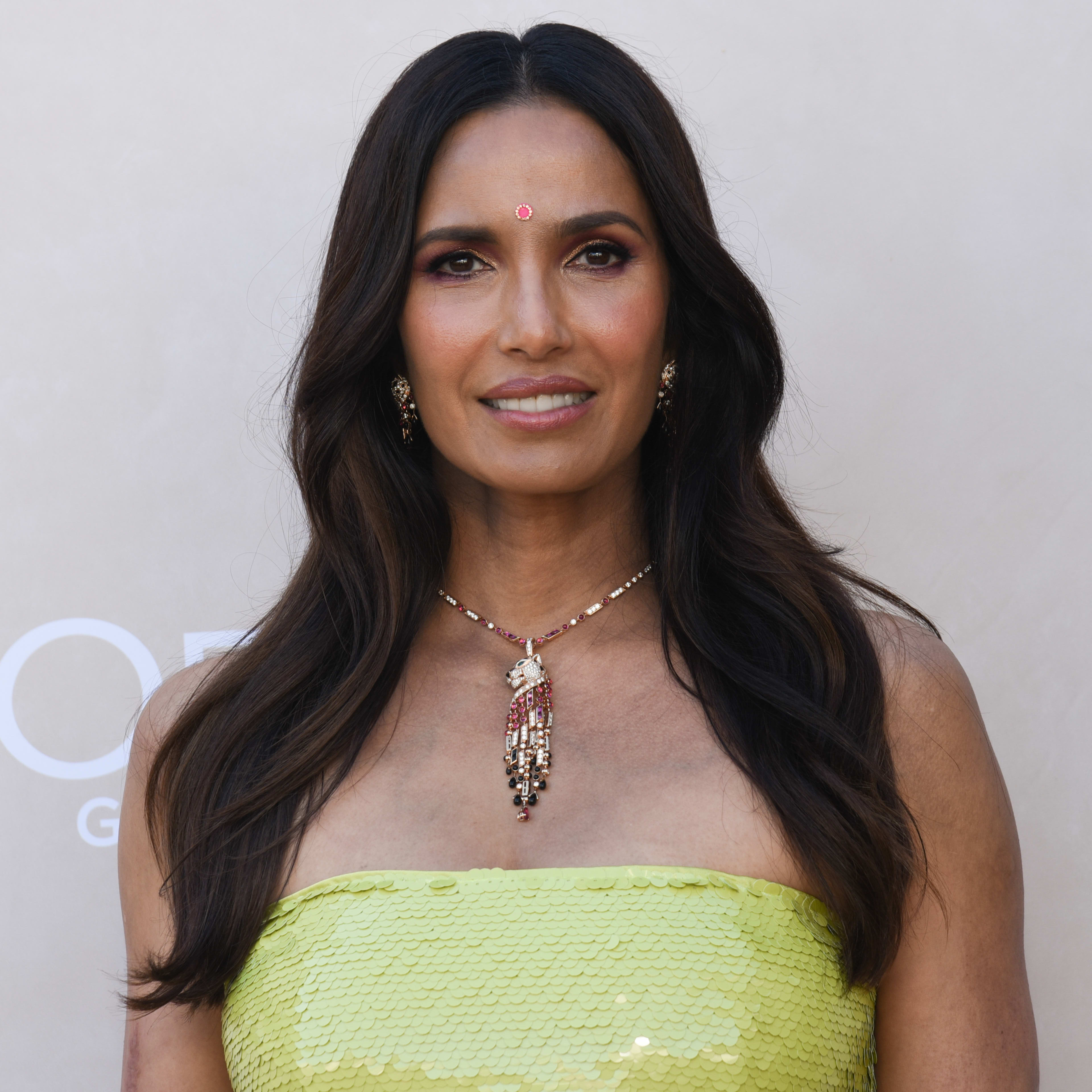 Padma Lakshmi Bares It All in Sheer Look for 2025 Pirelli Calendar ...