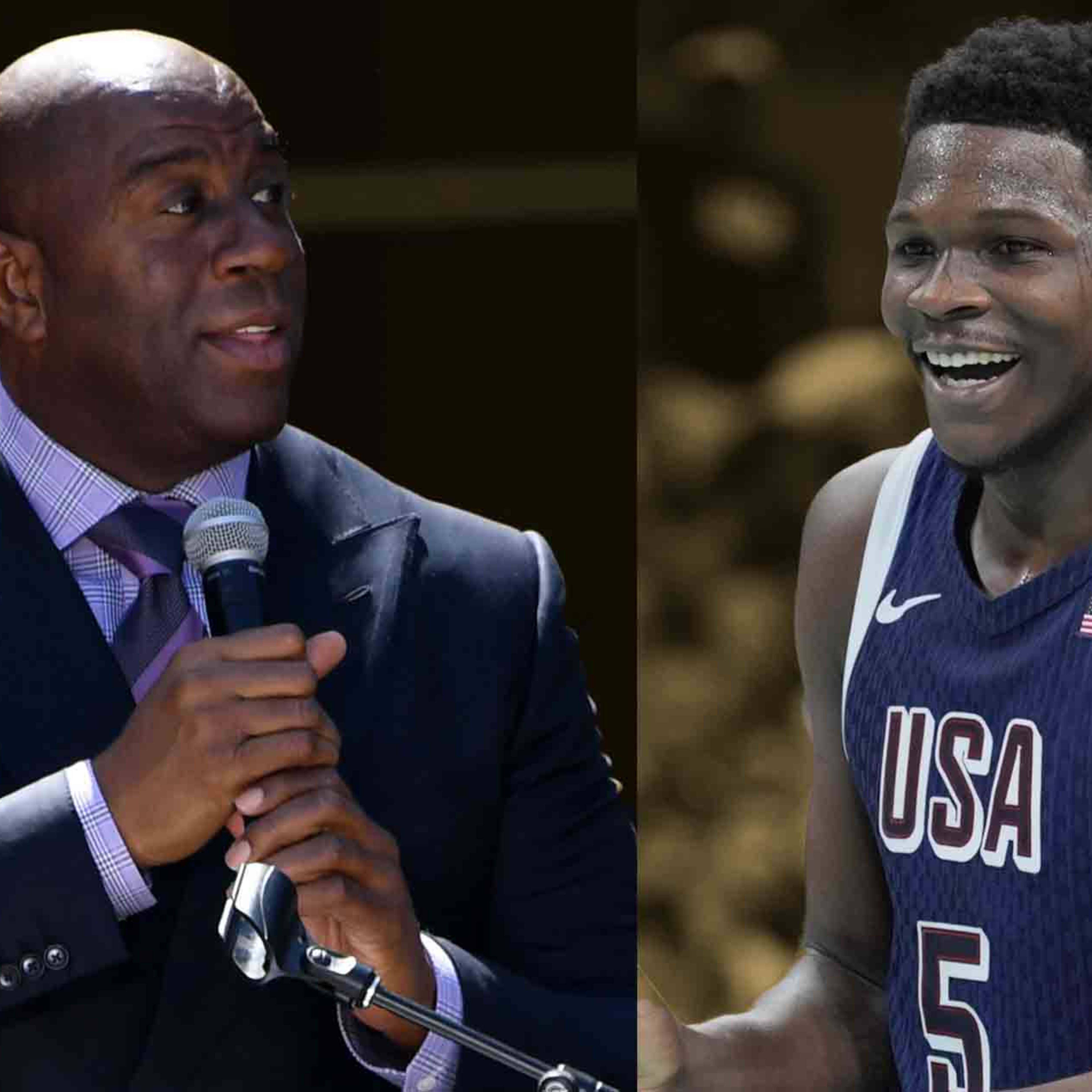 Magic Johnson criticizes Anthony Edwards for bashing 90s - Basketball ...