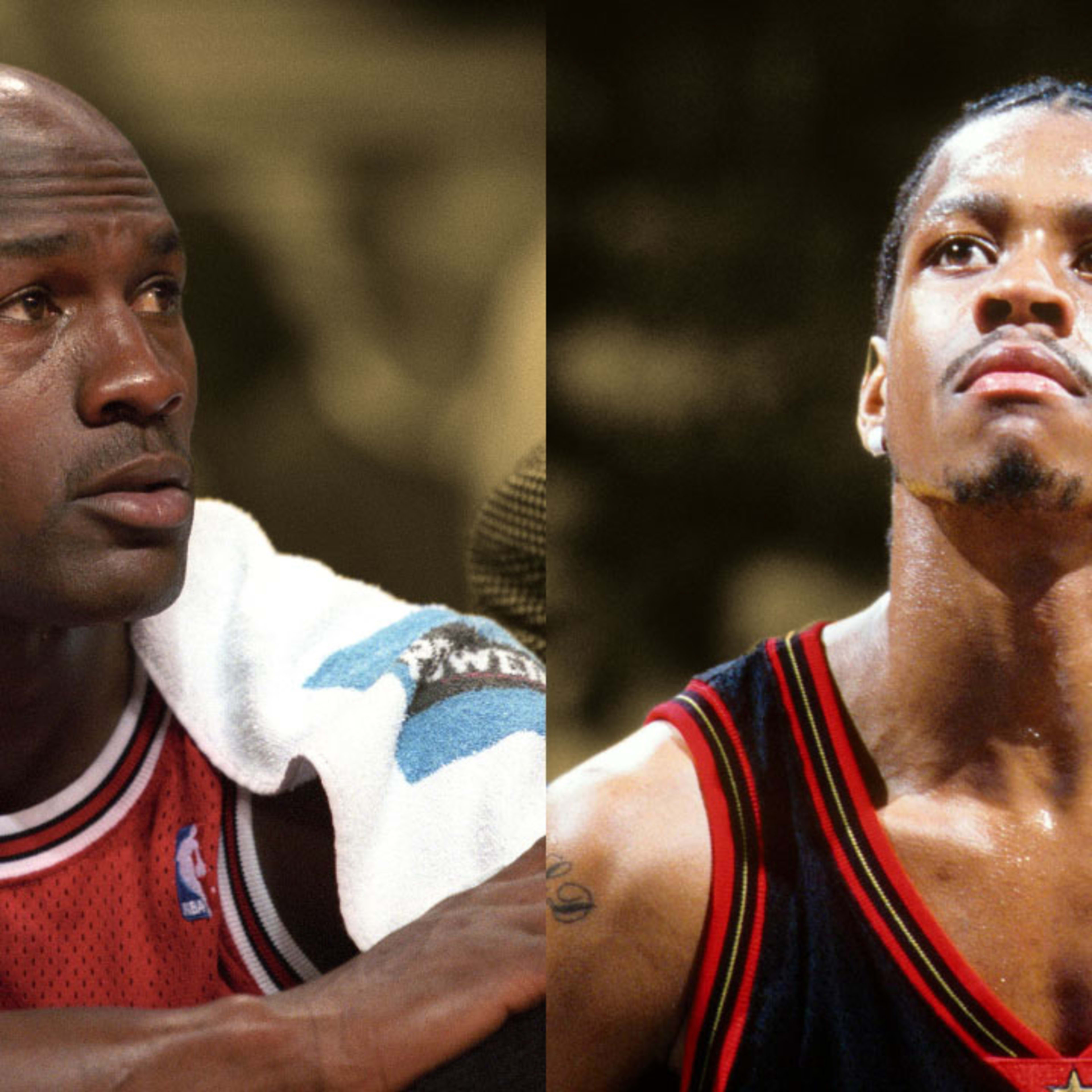 When a rookie Allen Iverson trash-talked Michael Jordan - Basketball ...