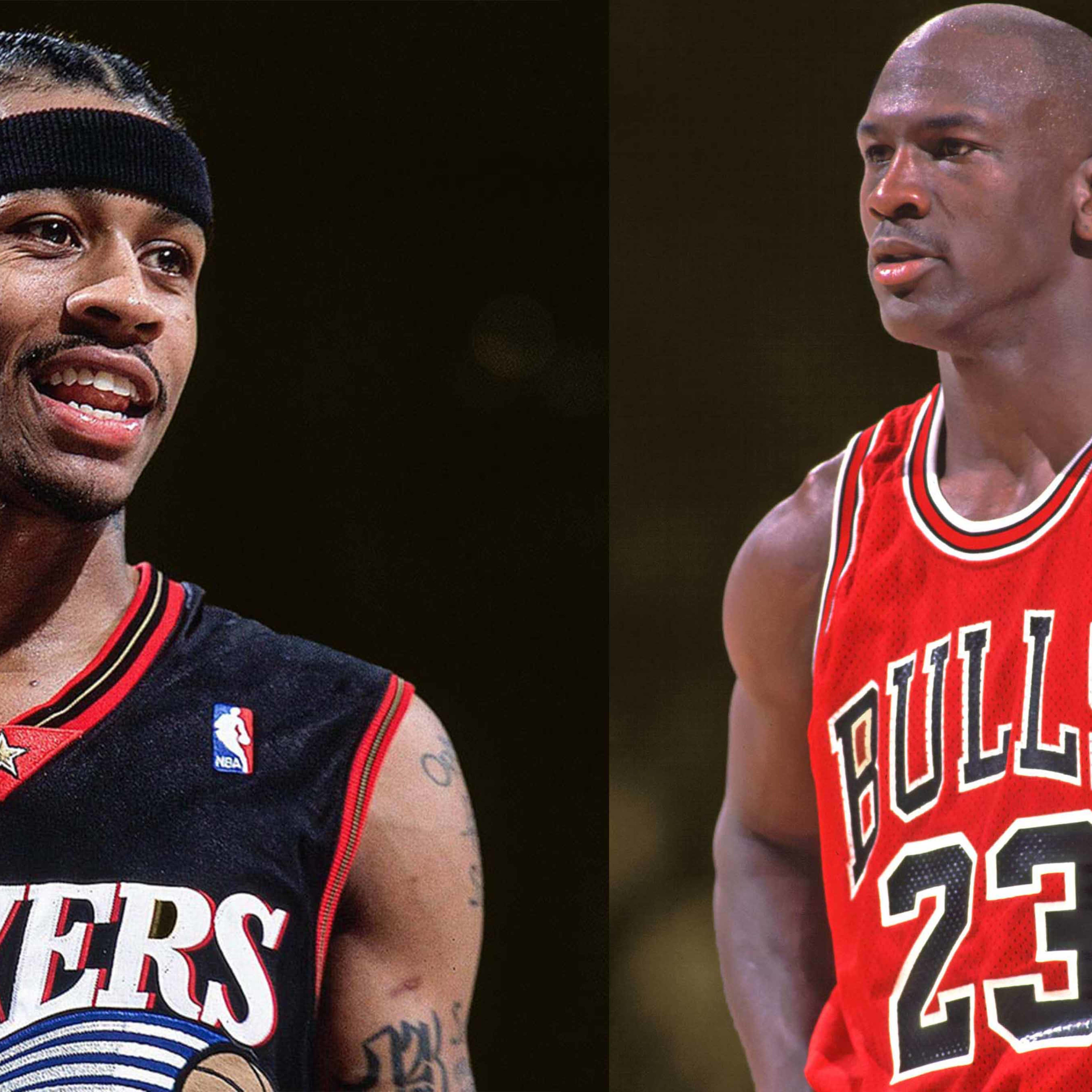 Michael Jordan's reaction to Allen Iverson's iconic crossover ...