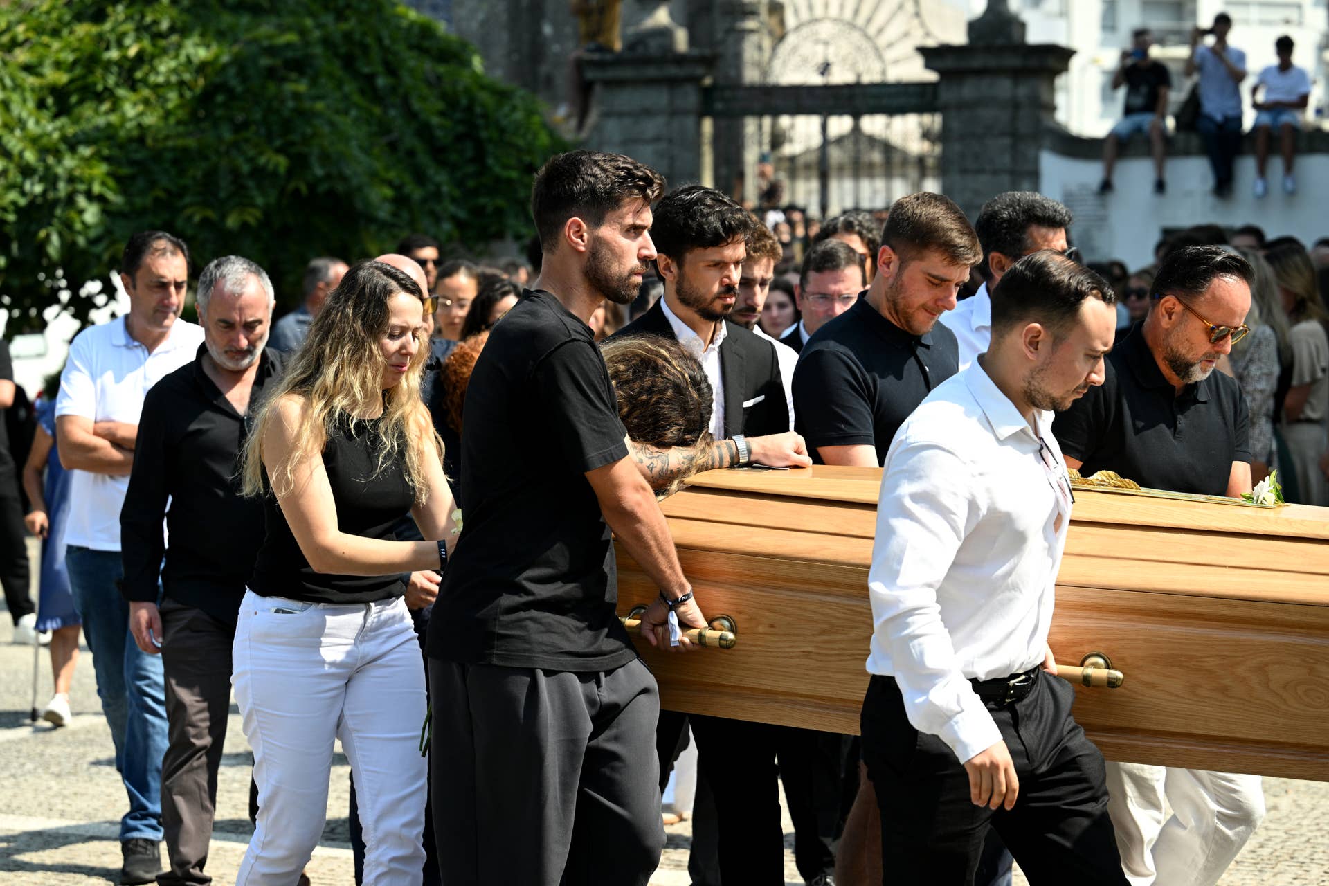 Photos Show Diogo Jota's Grief-Stricken Parents, Family Arriving at ...