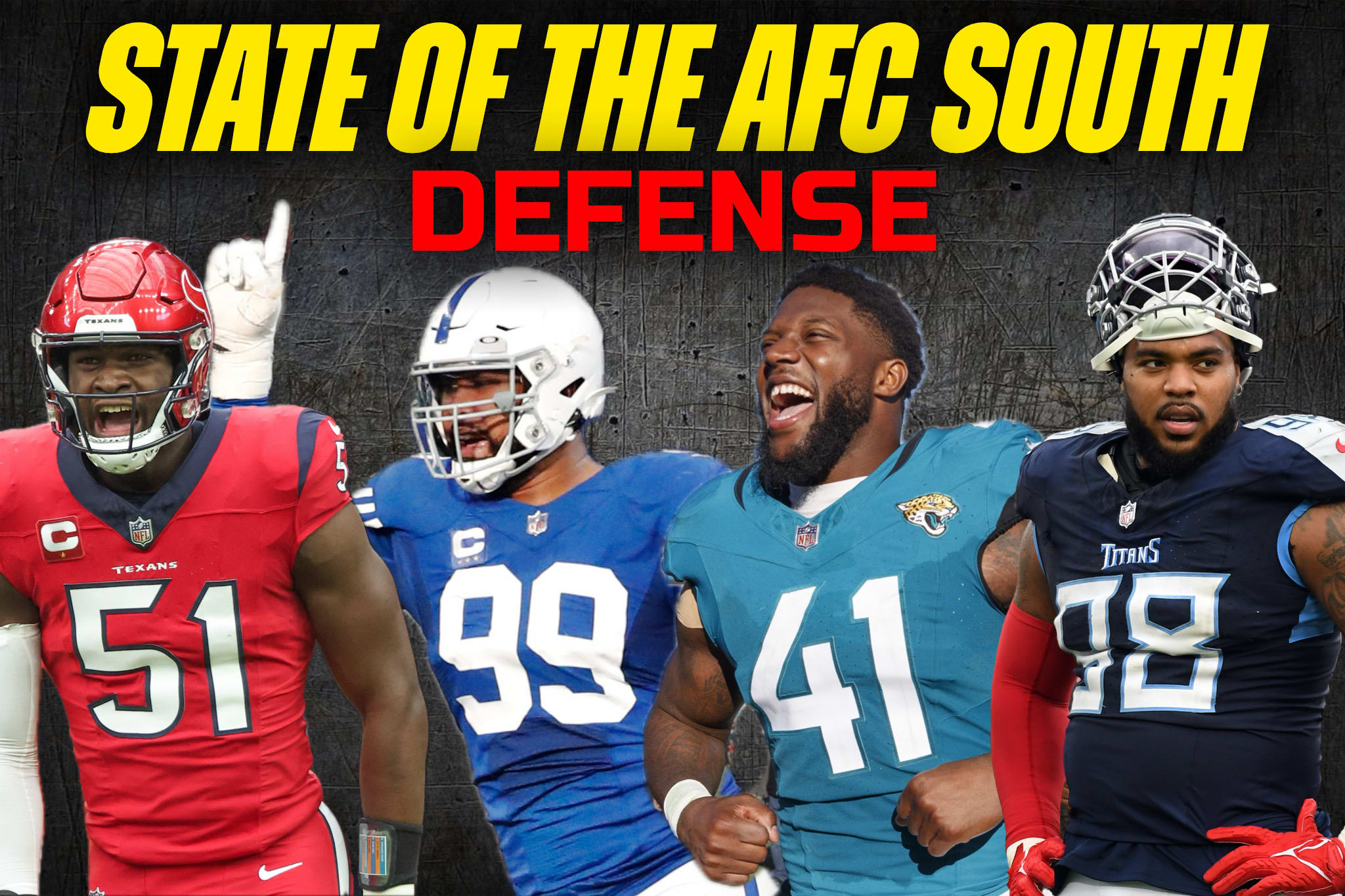 State of the AFC South: Ranking the running backs and top 5 players ...