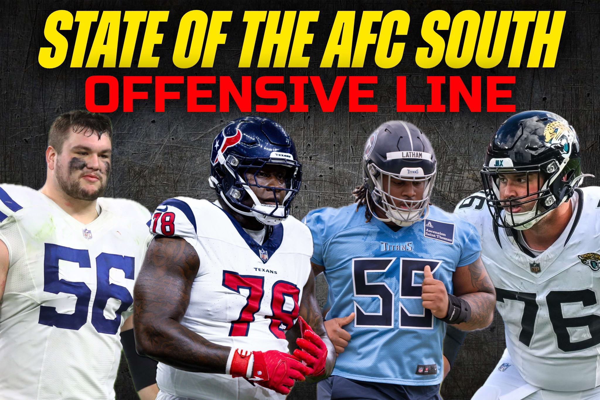 State of the AFC South: Ranking the running backs and top 5 players ...